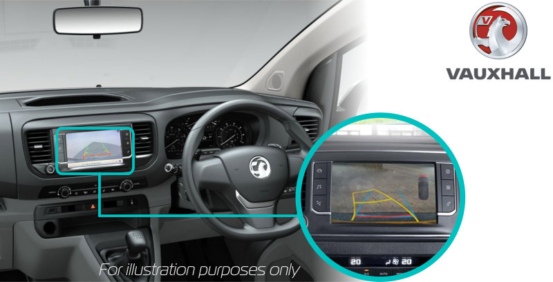 Vauxhall Vivaro Rear View Reversing Retrofit Camera Kit